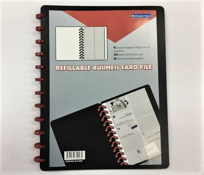 BINDERMAX สมุดเก็บนามบัตร รุ่น W-4098 | Officepal